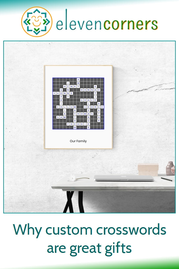Six Reasons Why Custom Crosswords Make Great Gifts - elevencorners