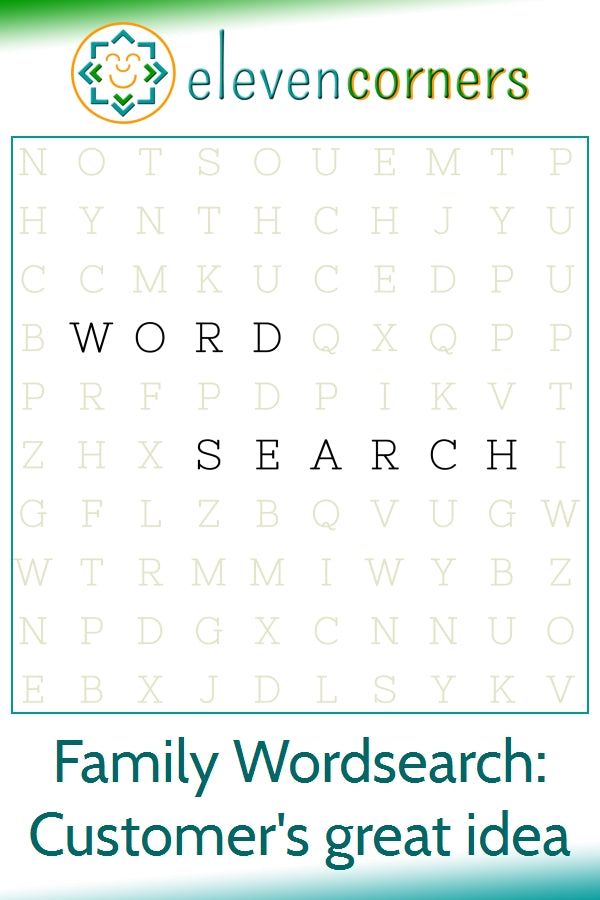 Printable Family Wordsearch PDF - Another Brilliant Customer Idea ...